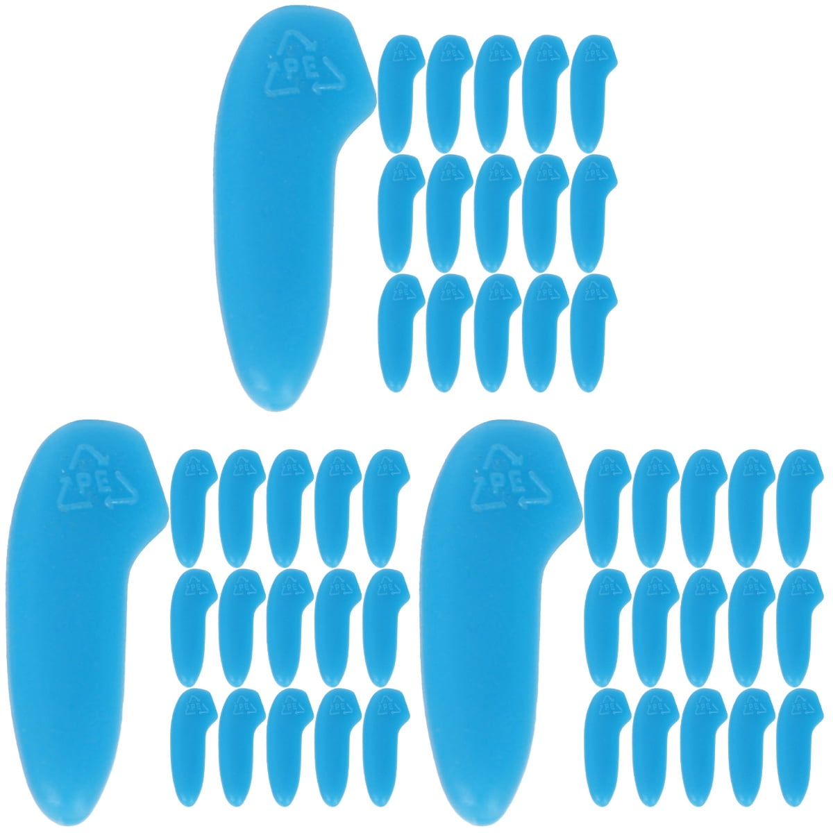 3 Count Tip Set Finger Covers Retractable Block Kitchen Knives Knife ...