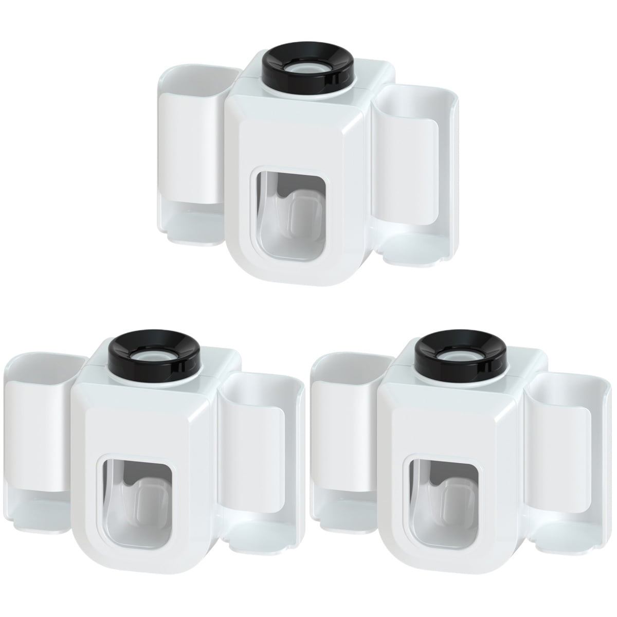 3 Count Toothpaste Holder Tooth Paste Storage Shelves Toothbrush ...