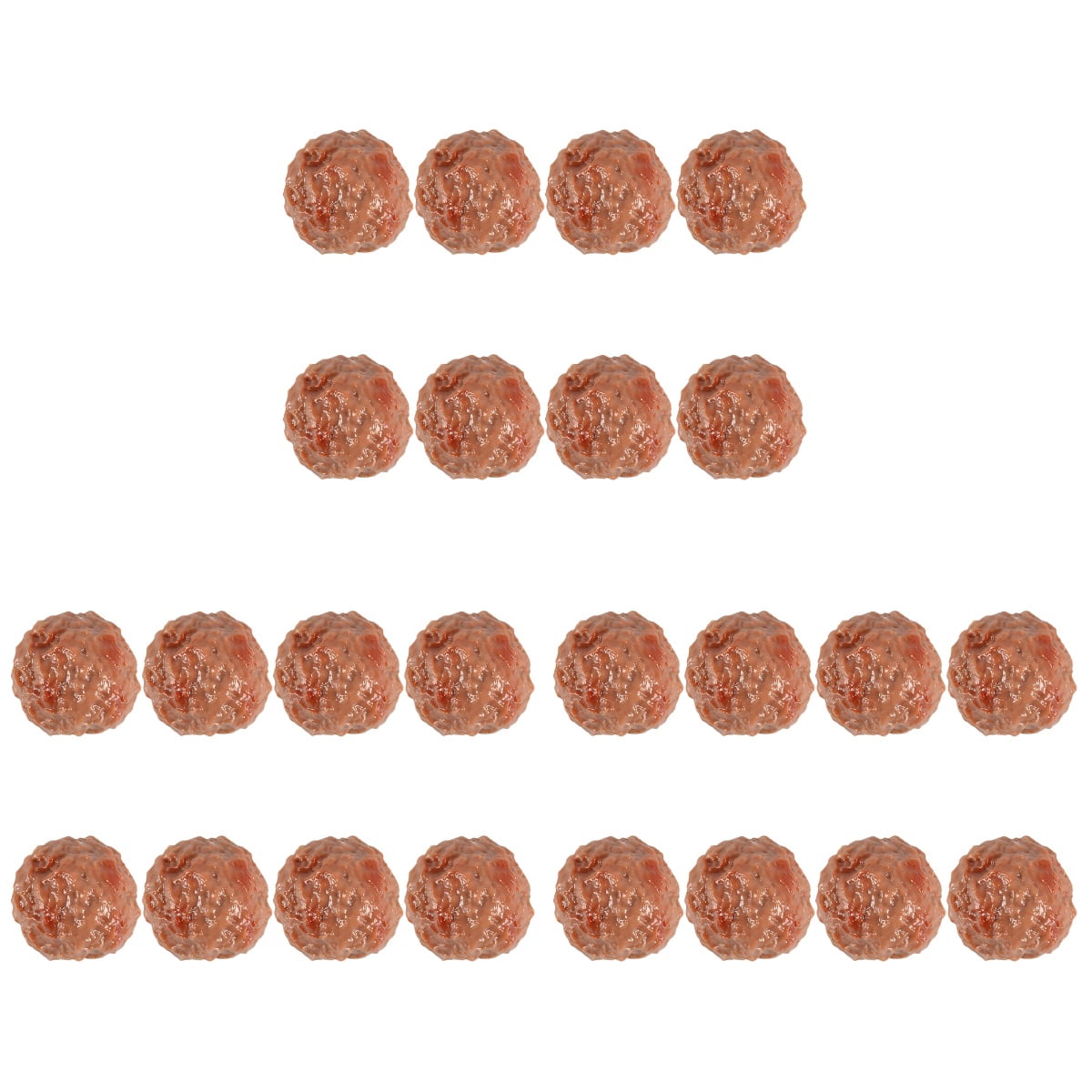 3 Count Toy Simulated Beef Ball Props Artificial Food PVC Model ...