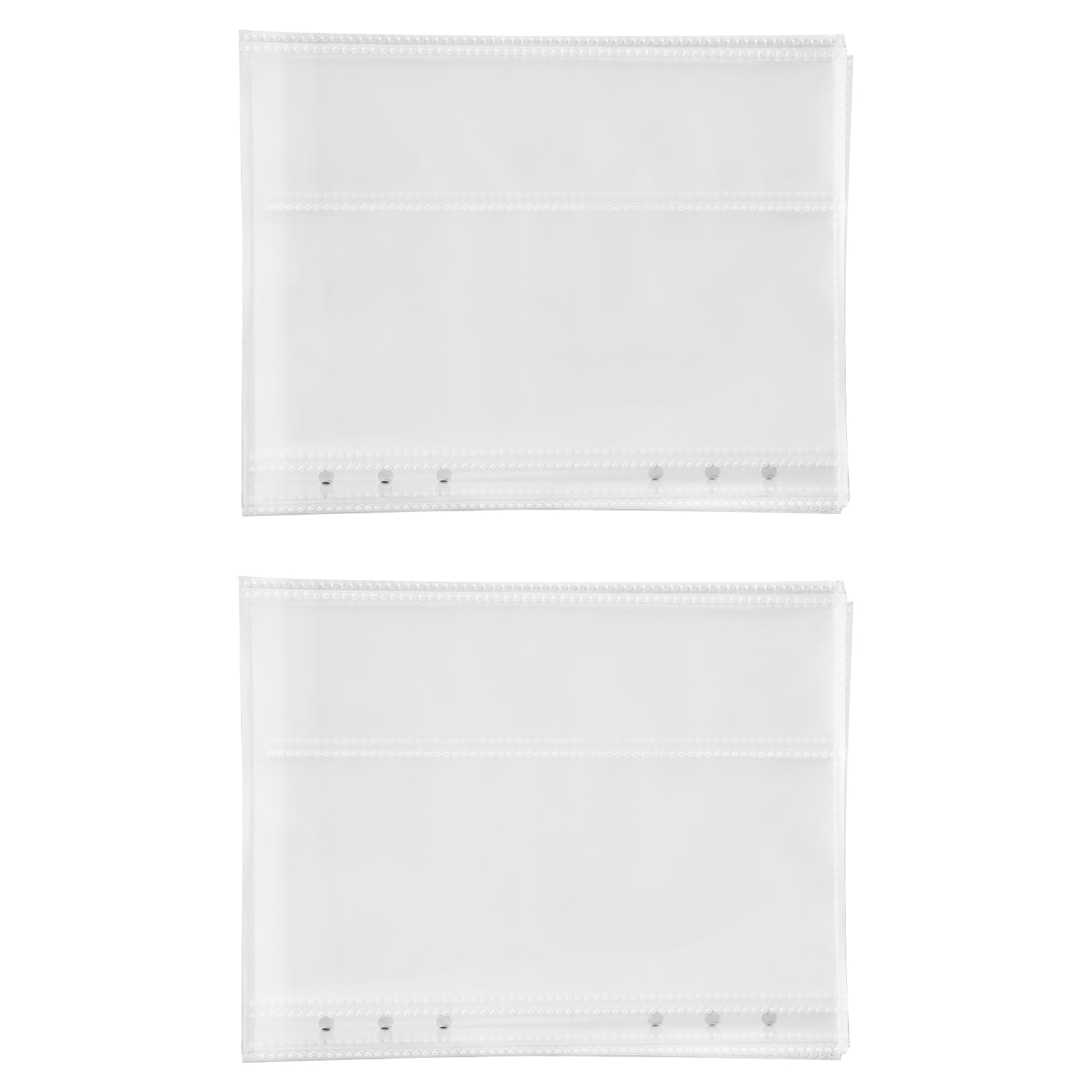 3 Count Transparent Display Booklet Bags Pocket Protector Clear Card ...
