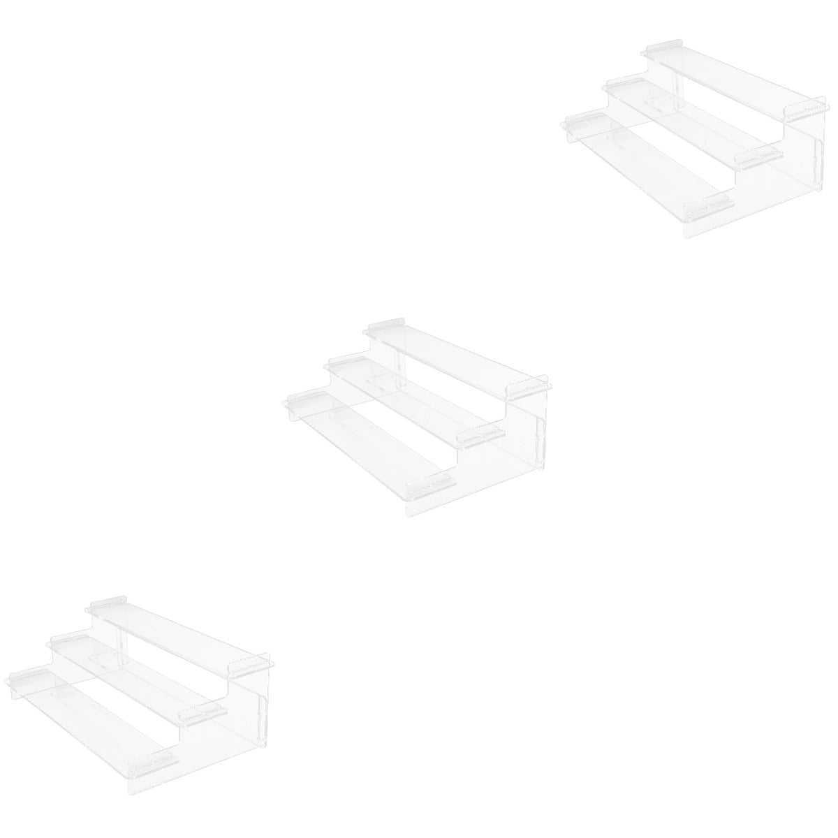 3 Count Transparent Ladder Display Rack Acrylic Bracelet Jewelry Models ...