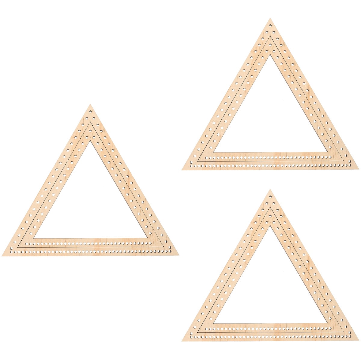 3 Count Triangle Knitting Frame Tapestry Weaving Tools Sturdy Loom ...