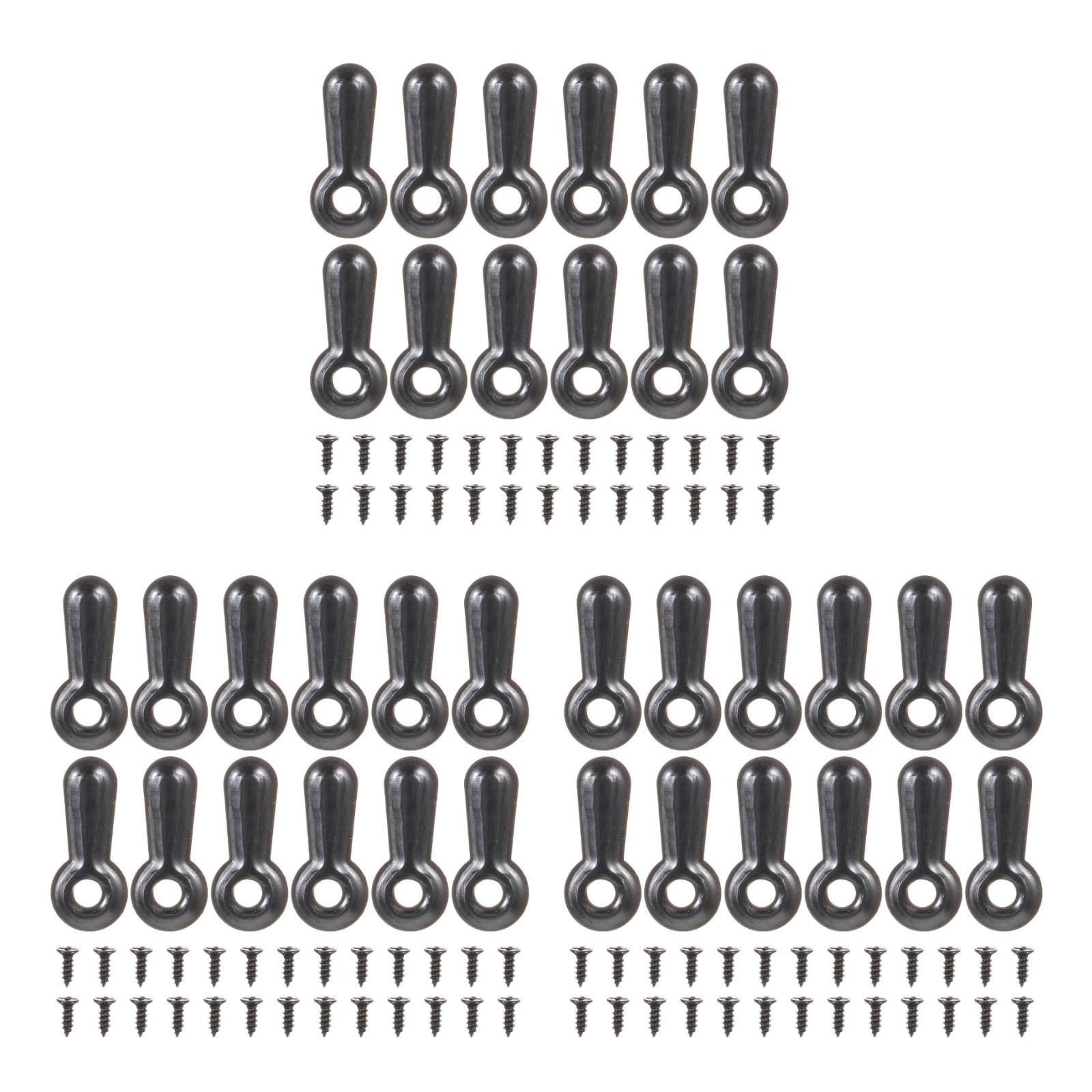 3 Count Turn Buttons Fasteners Rotating Scrapbooking Locks Size 1 Black ...