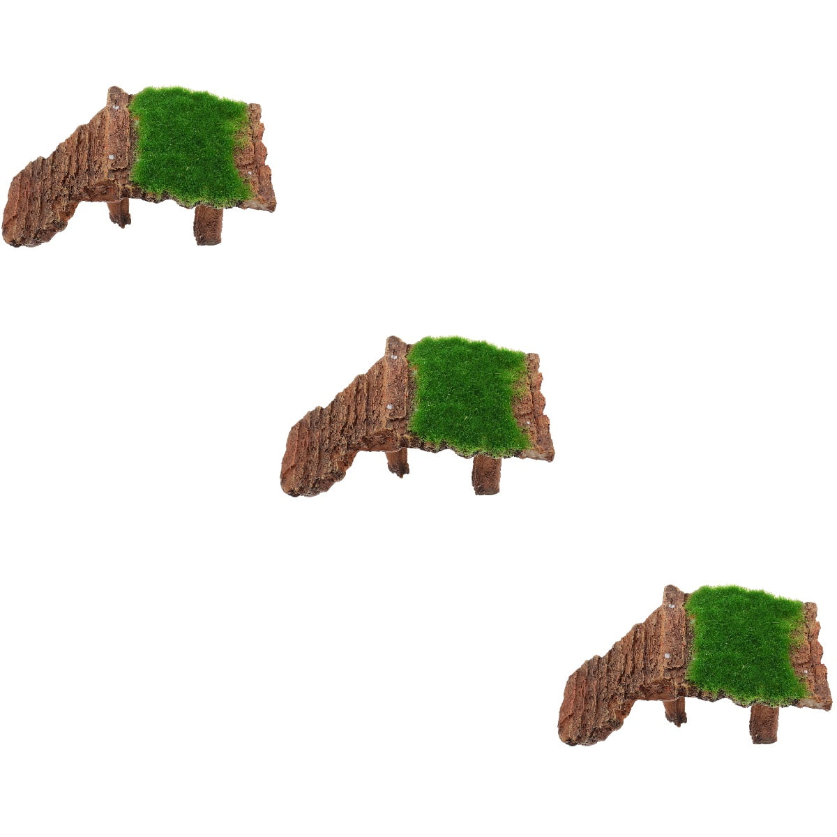 3 Count Turtle Terrace Animal Ornament Turtle Tank Accessories Tortoise ...