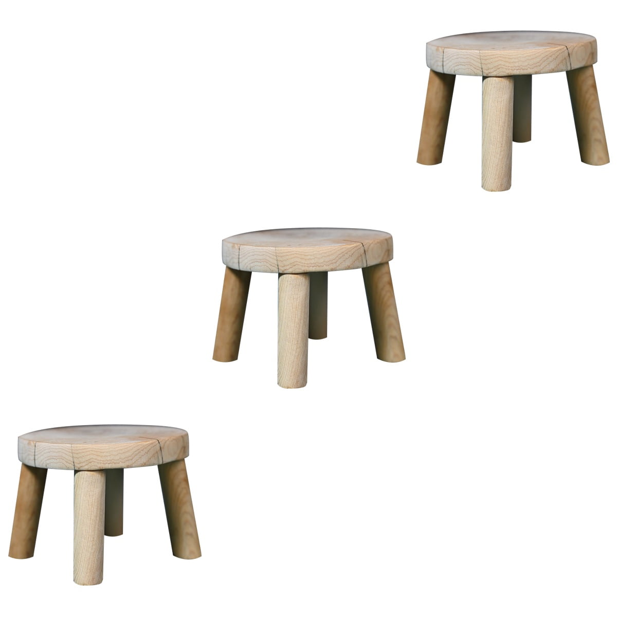 3 Count Versatile Wooden Base Float Decorative Cake Bay Office ...