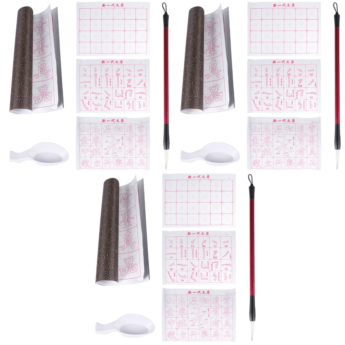 3 Count Window Decal Folding Flask Art Supplies for Artist Calligraphy ...