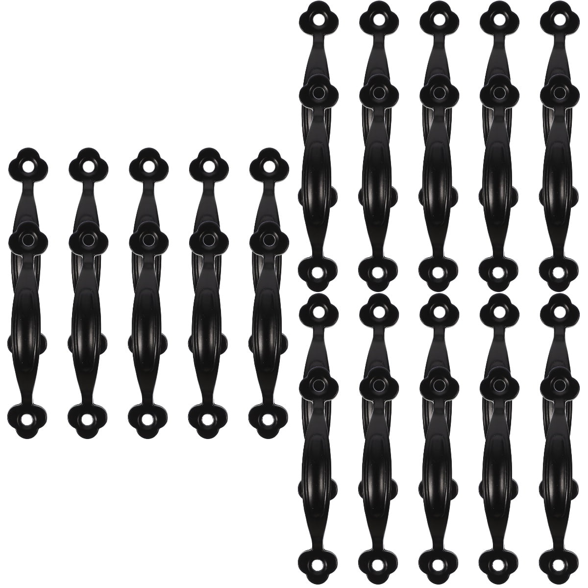 3 Count Wooden Box Handle Pulls Self Kitchen Cabinets Door Handles ...