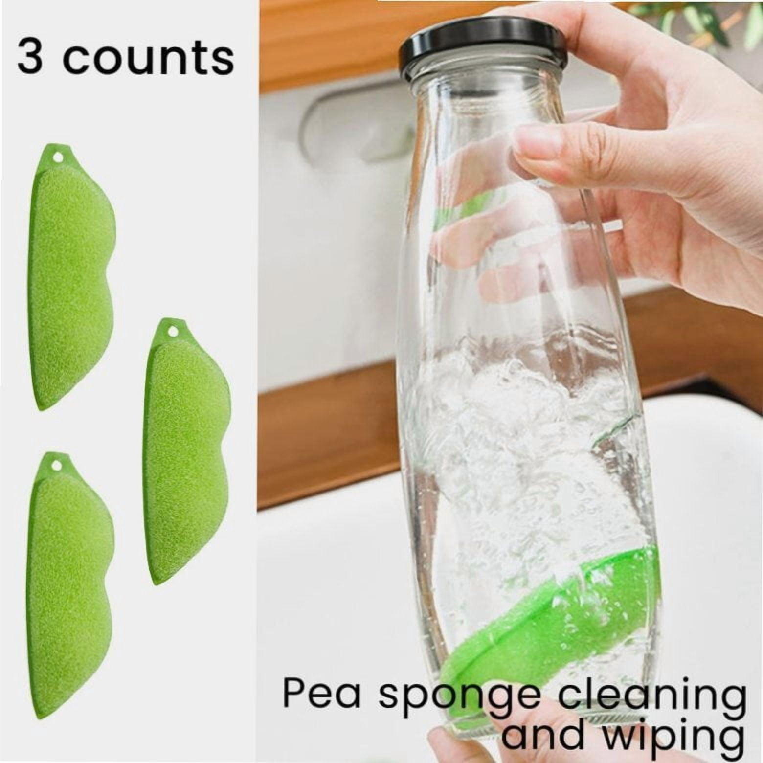 3 Counts Green Magic Beans Bottle Cleaner - Reusable Heat-Resistant ...