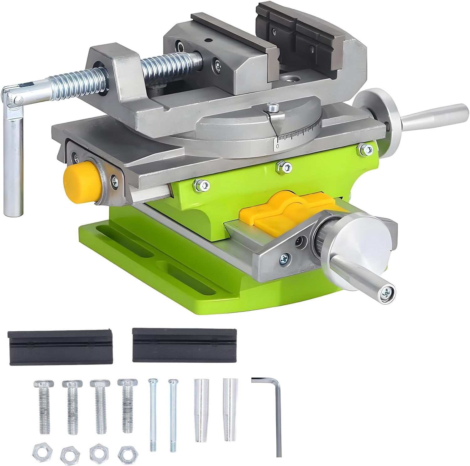 3’’ Cross Slide Drill Press Vise, 2 Way X-Y Compound Benchtop Drill ...