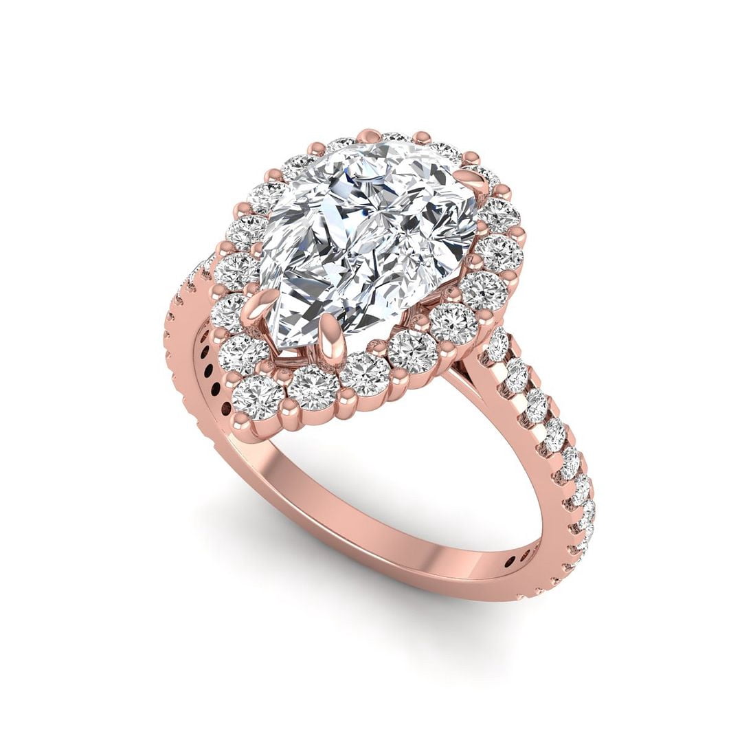 3 Ct Lab Grown Diamond Engagement Ring for Women, IGI Certified F Color ...