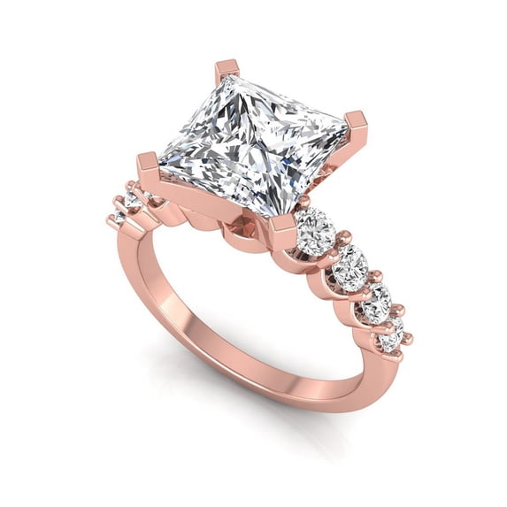 3 Ct Lab Grown Diamond Engagement Ring for Women, IGI Certified F Color ...