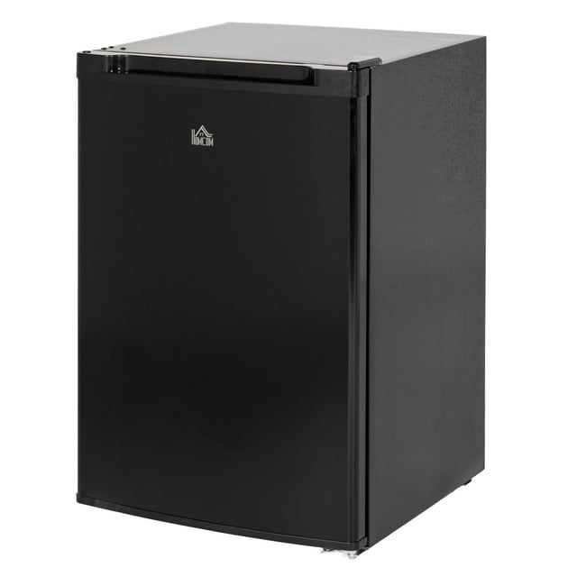 3 Cu Ft Upright Freezer - Compact Black Freezer with Adjustable ...