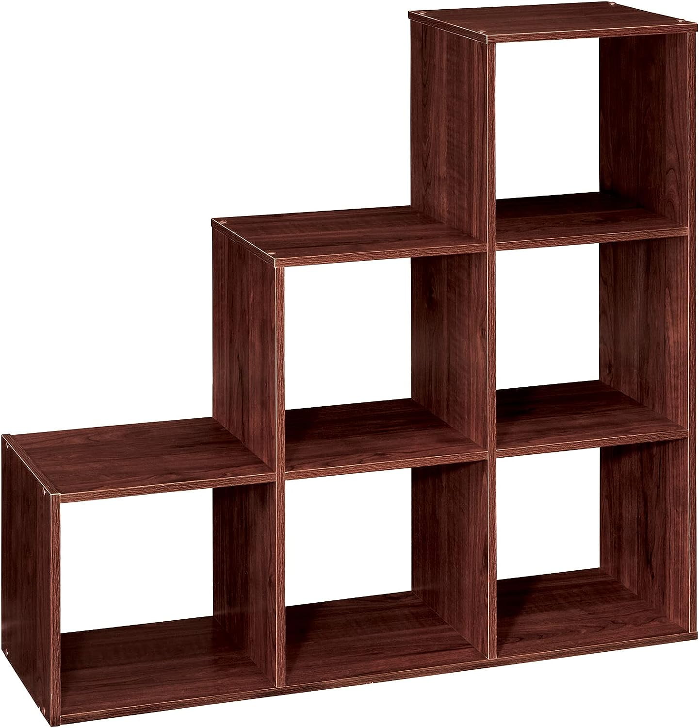 3 Cube Storage Shelf Organizer, 3 Tier Steps Corner Unit, Versatile ...