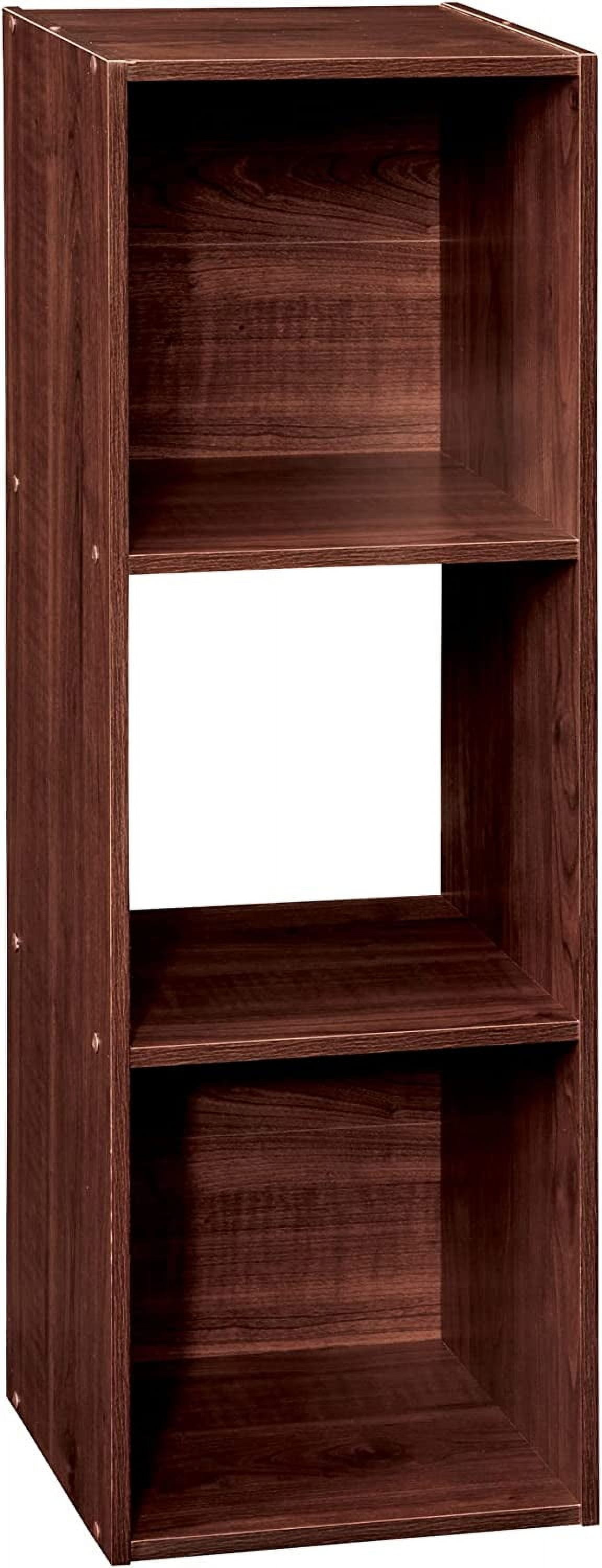 3 Cube Storage Shelf Organizer Bookshelf - Vertical/Horizontal, Easy ...