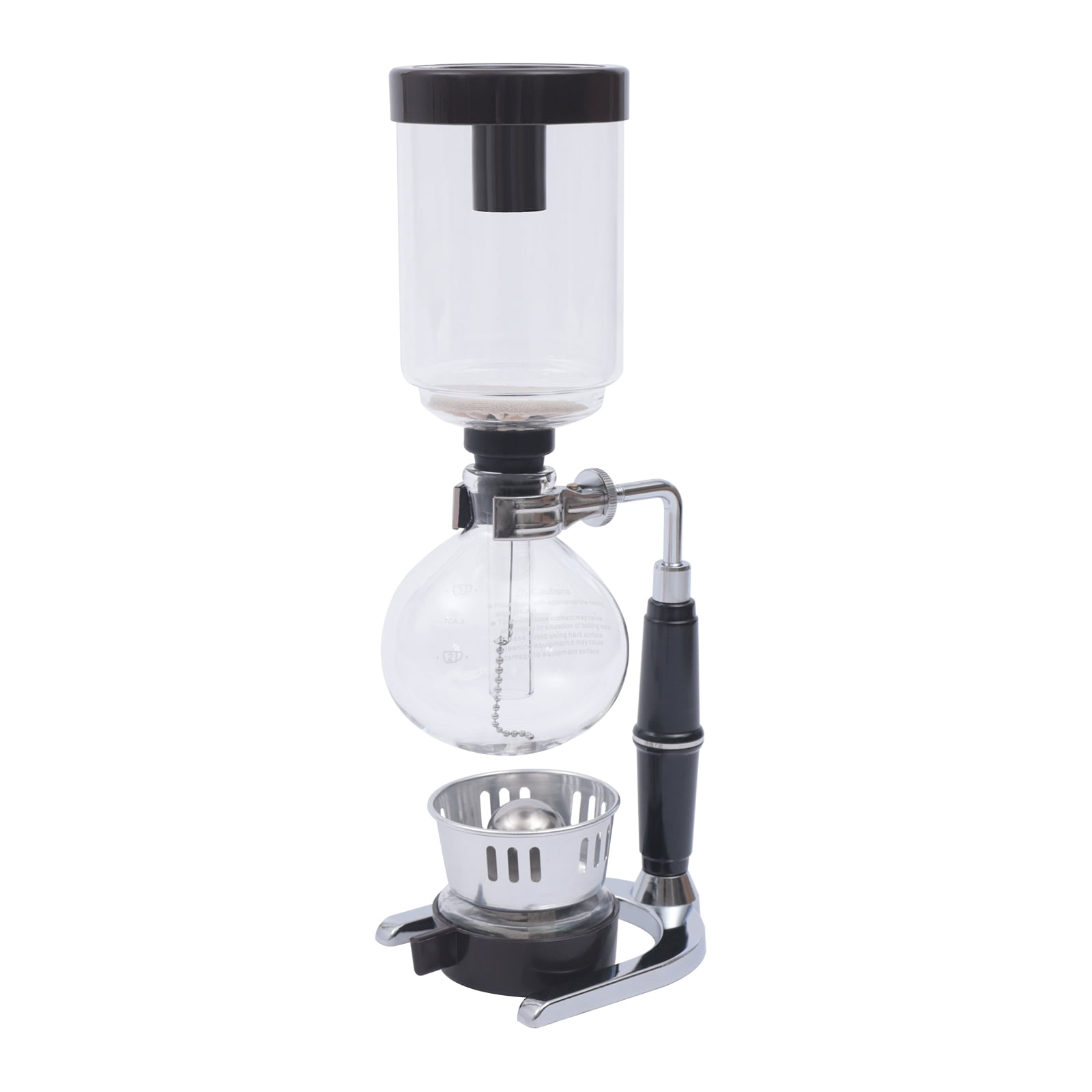 3 Cup Siphon Coffee Maker with Wooden Handle syphon coffee brewer ...