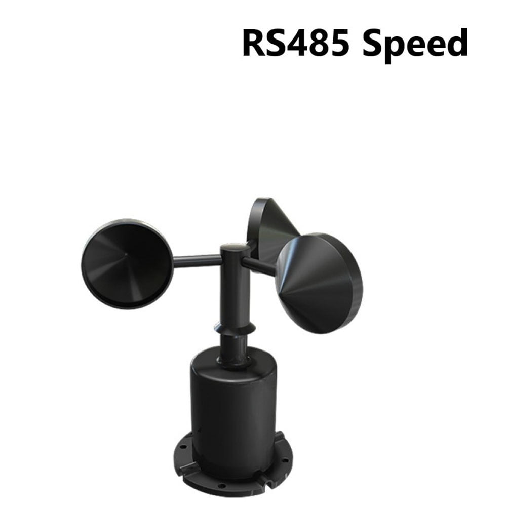 3 Cup Wind Speed Sensor Outdoor Weather Station Anemometer Output 30M/S ...