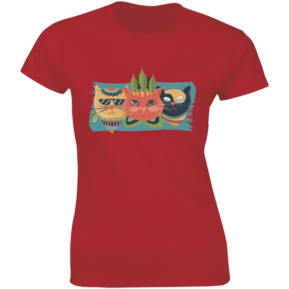 3 Cute Stylish Wild Cat Hunter Shirt For Cat Lovers Women's T-shirt ...