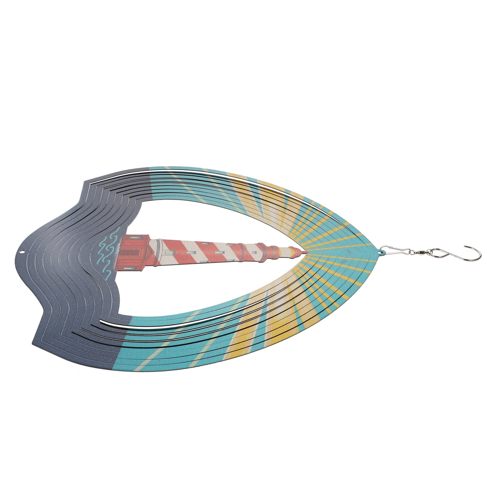 3 D Garden Hanging Lighthouse Wind Chime Three-dimensional Chimes ...