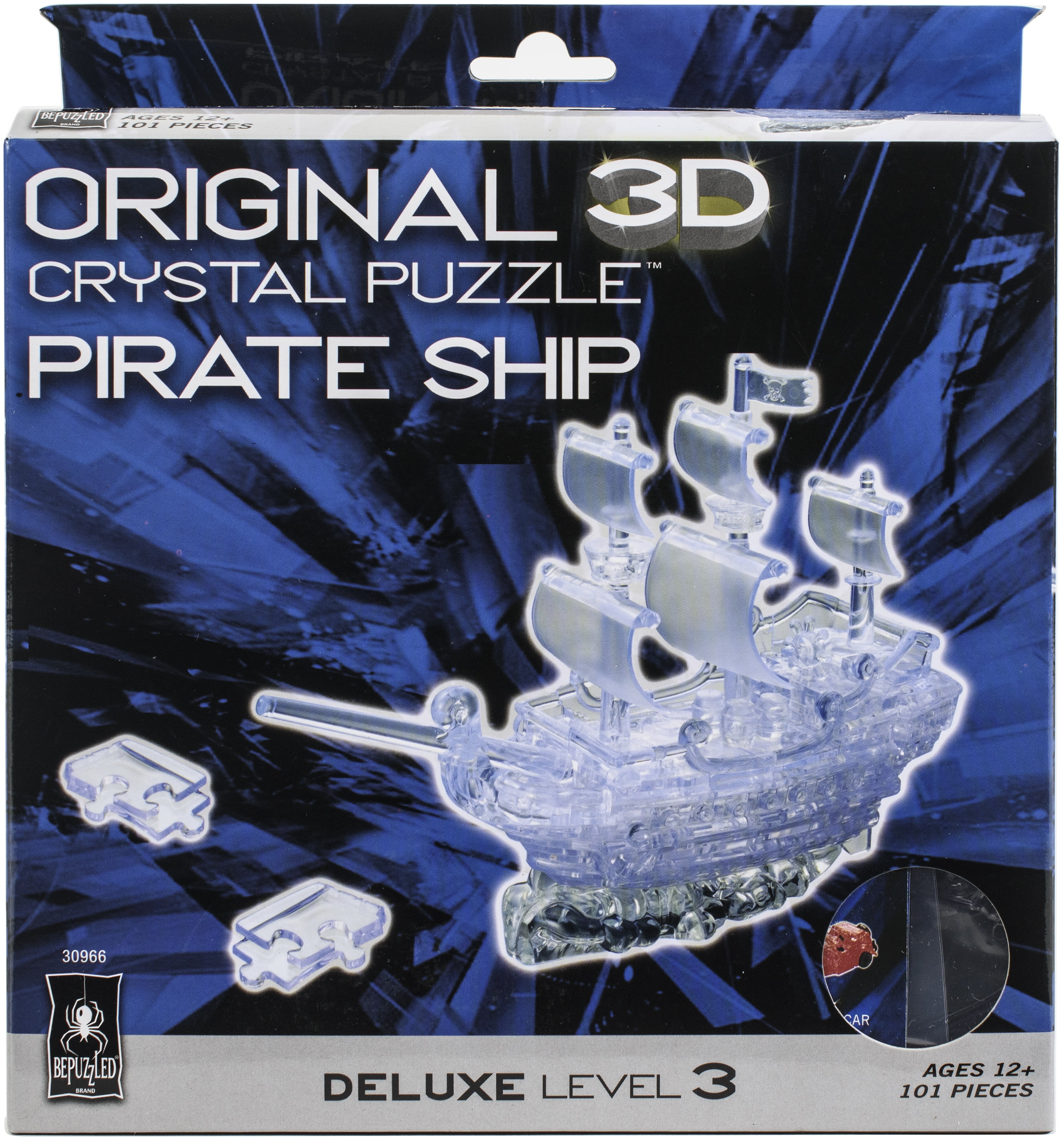 3 D Licensed Crystal Puzzle Pirate Ship - Walmart.com