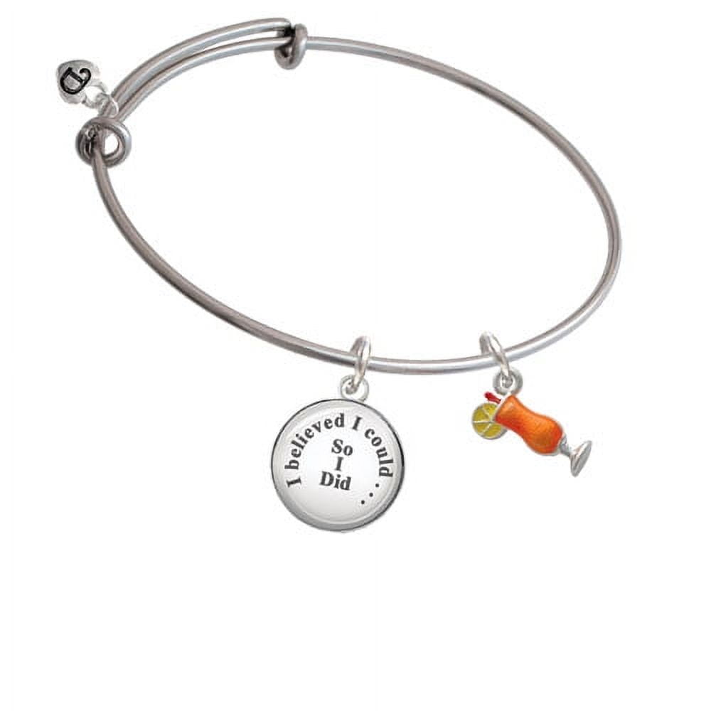 3-D Orange Tropical Drink - I Believed I Could So I Did Glass Dome ...