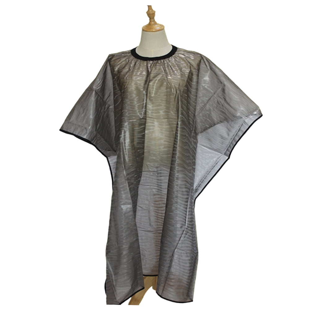 3 D Salon Color Capes Hair Shawl Waterproof Apron Cloak Dark Grey ...