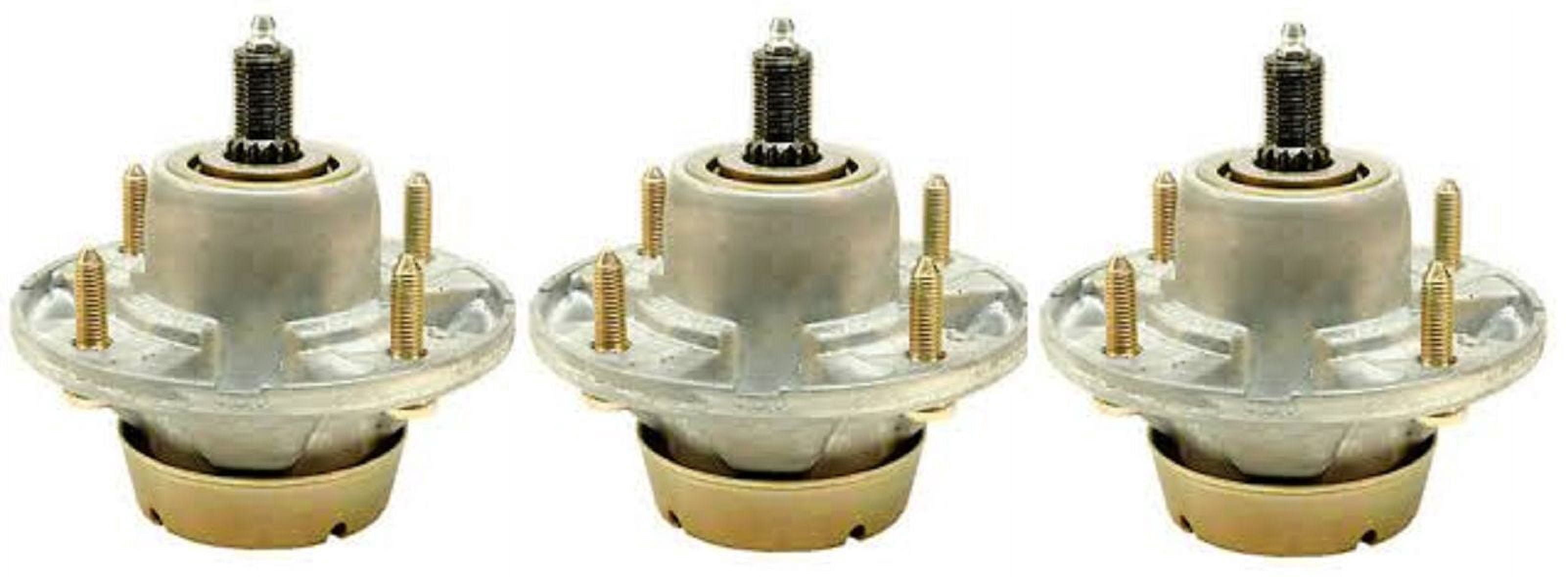 3 DECK BLADE SPINDLE ASSEMBLIES AM124498 AM131680 AM135349 AM144377 FITS JD - Walmart.com