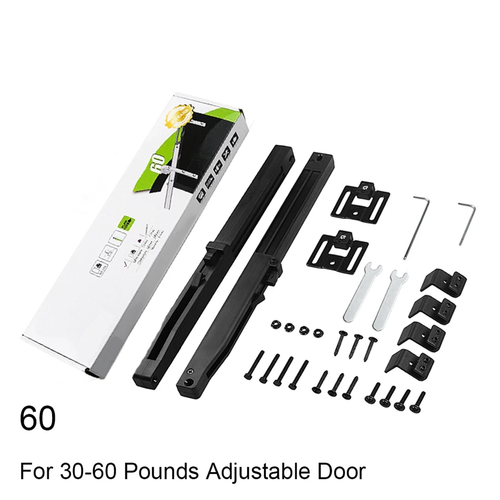 3" DIY Barn Door Soft Close Mechanism Spring Buffer Damper Hole-Free ...