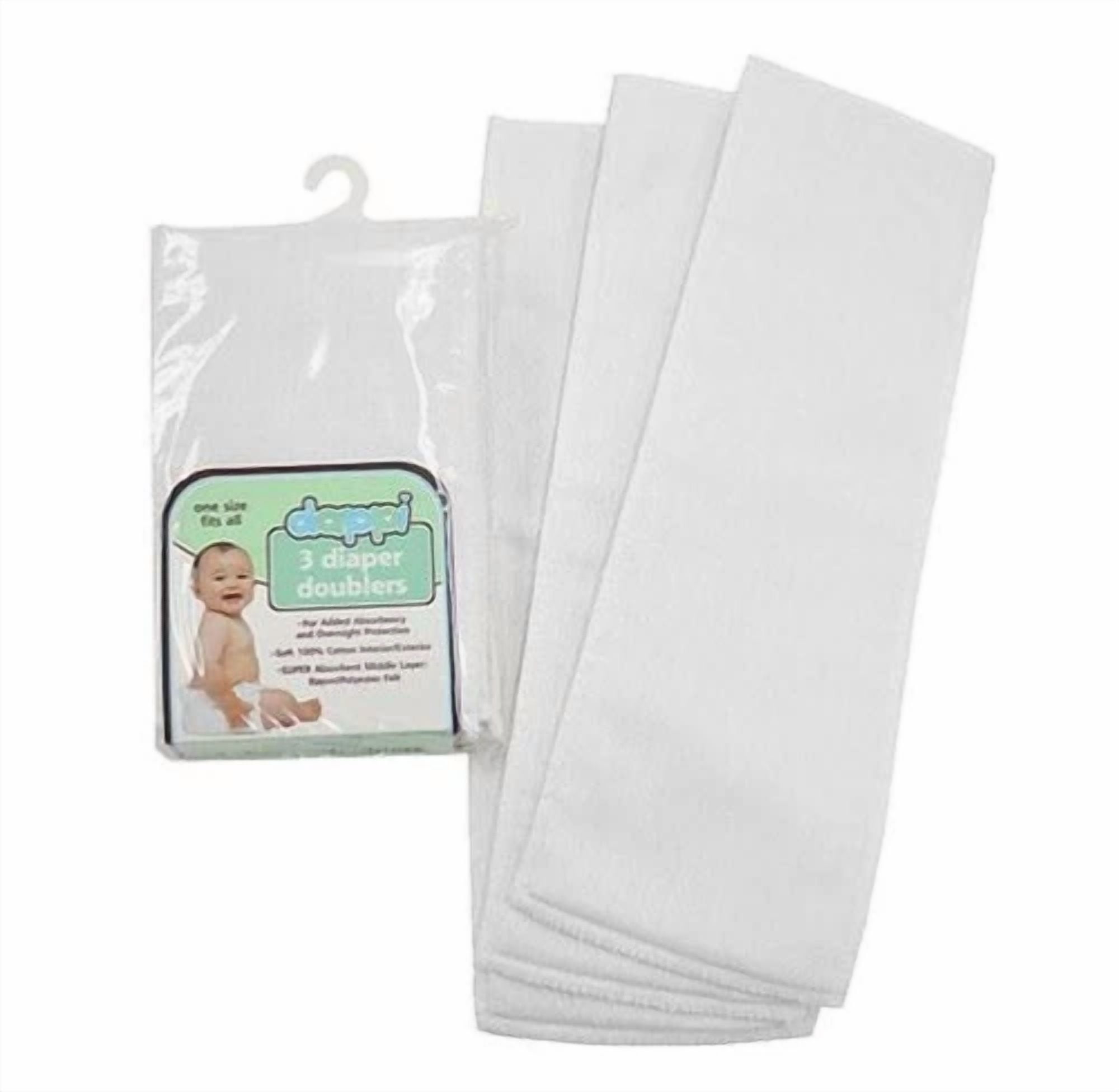3 Dappi Diaper Doublers Cloth Diapers Extra Absorbency Overnight ...
