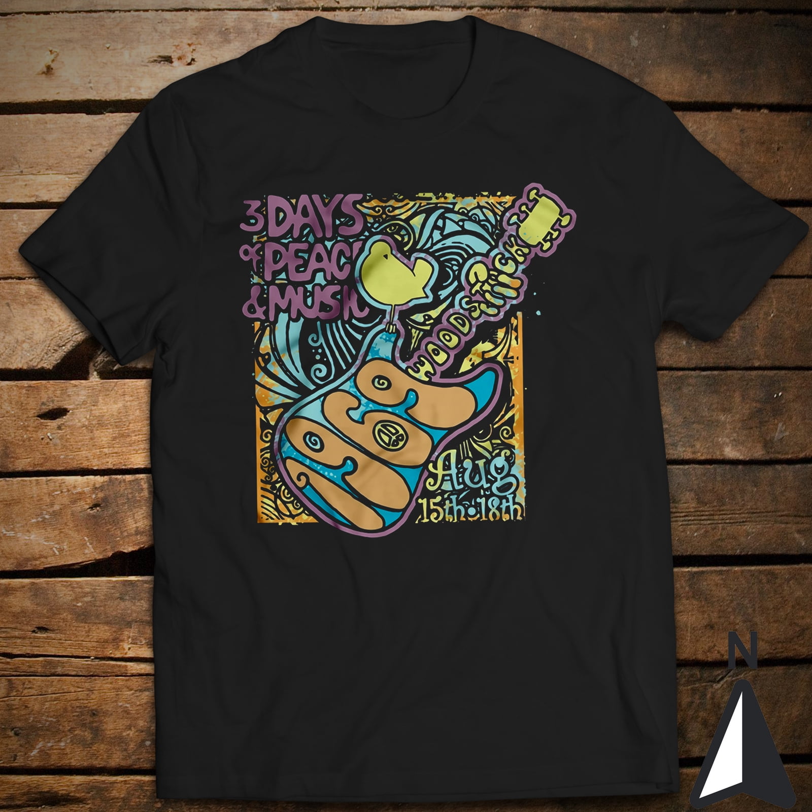 3 Days Pease & Music Festival Concert Essential T-Shirt Woodstock ...