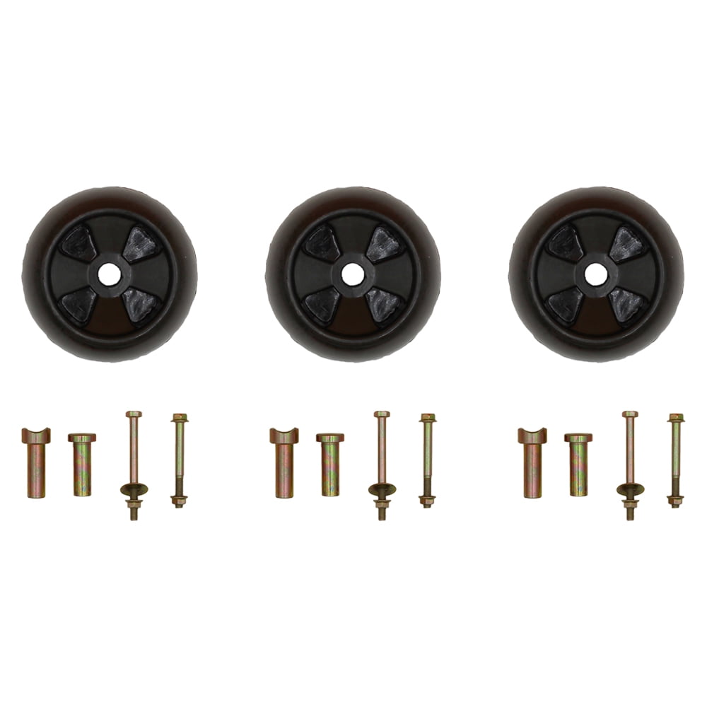 RAParts (3) Deck Wheel / Roller Kits Fits JD AM116299 AM133602 Anti ...