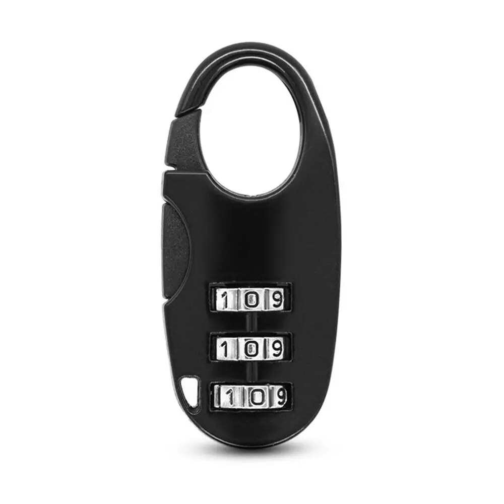 3 Dial Digit Number Combination Password Lock Travel Security Protect ...