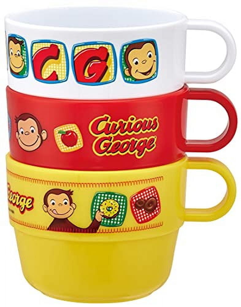3 Different Colored Children's Stacking Cups from Japan Featuring ...