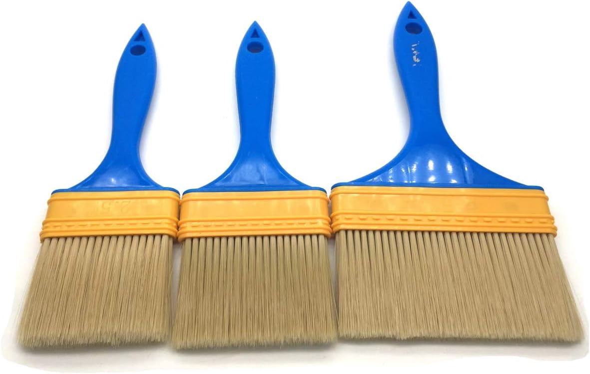 3 Different Sized(2.5", 3" and 5") Paint Brushes, Home Wall/Trim House ...
