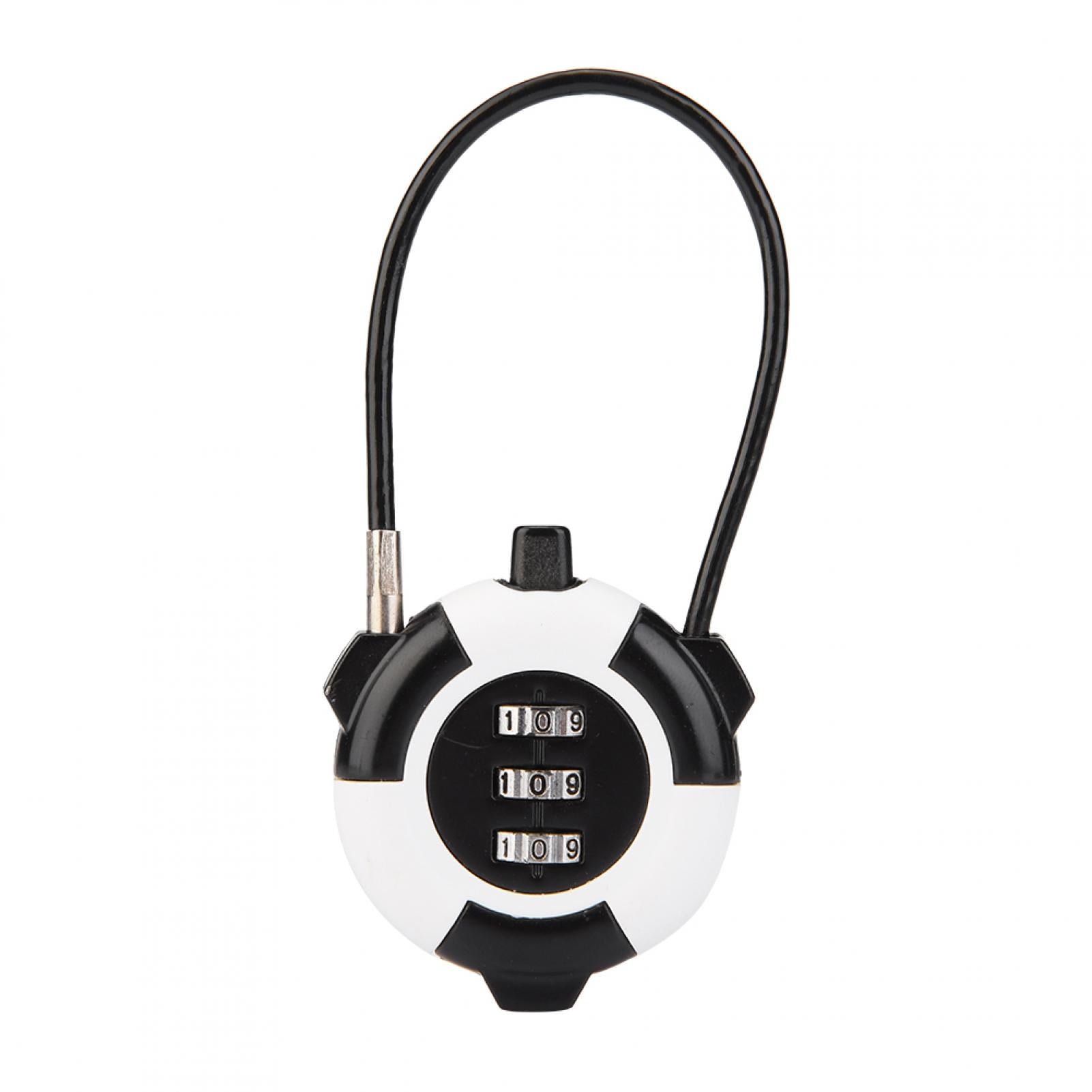 3 Digit Code Combination Suitcase Baggage Metal Password Security Coded ...