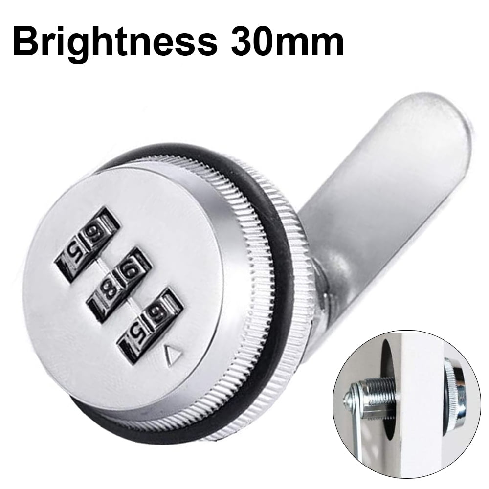 3-Digit Combination Mailbox Lock 7/8" Rotary Tongue Cam Lock - Walmart.com