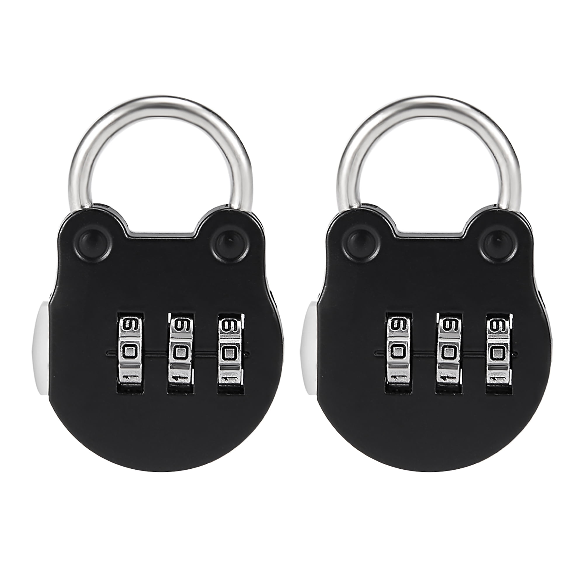 3 Digit Combination Padlock, 3mm Steel Shackle Dia, Zinc Alloy Locks ...