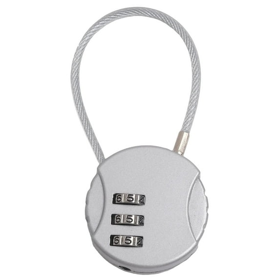 3 Digit Combination Padlock Heavy Duty Outdoor Lock Gym Travel Luggage ...
