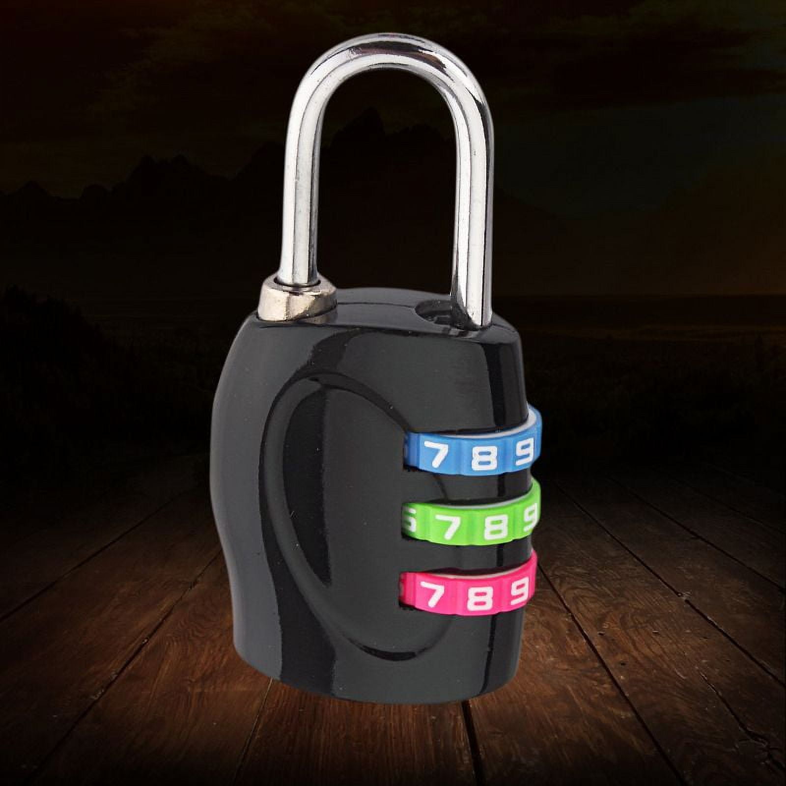 3 Digit Combination Padlock Luggage Case Lock Metal Secure Password Code Unlock