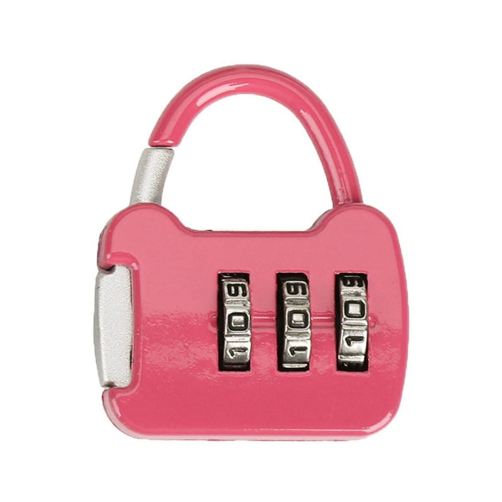 3 Digit Combination Padlock Luggage Case Lock for Backpack Gym School ...