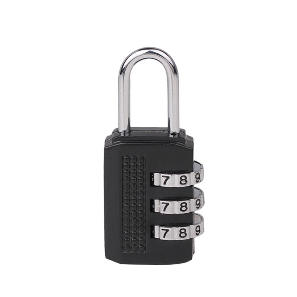 3 Digit Combination Password Lock Zinc Alloy Security Lock Luggage ...