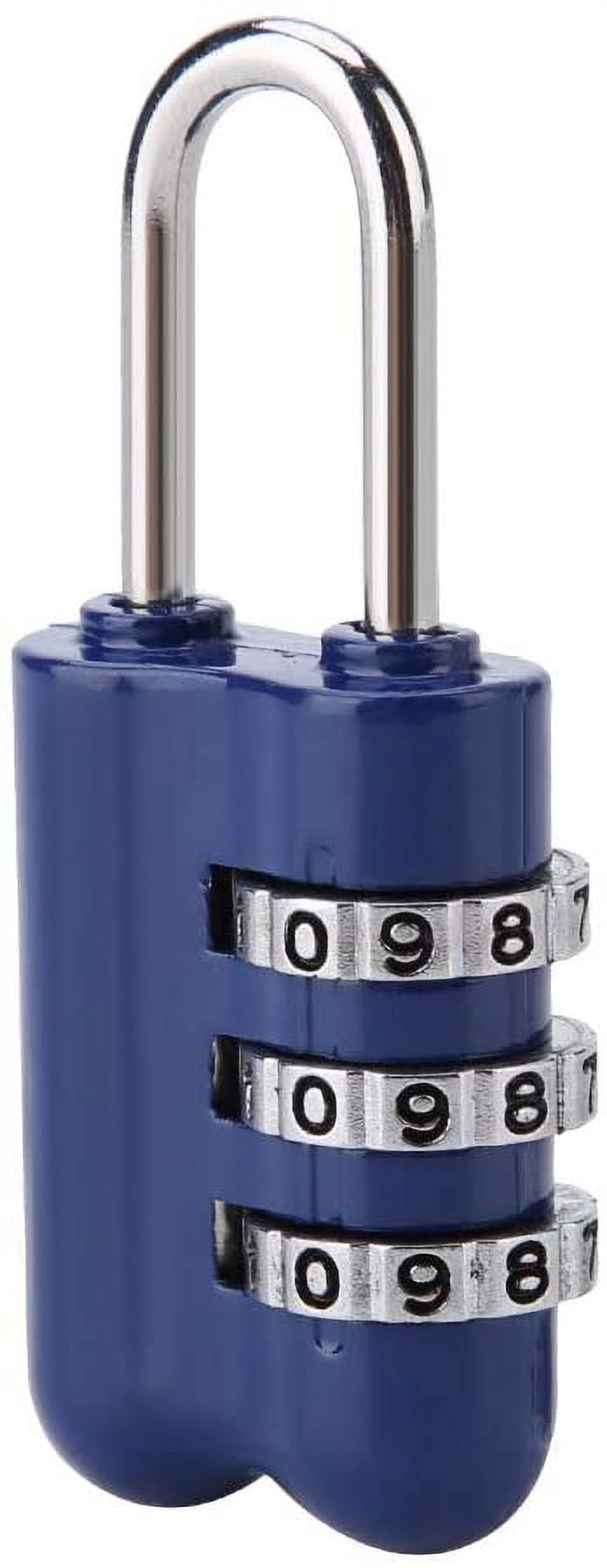3 Digit Luggage Locks, Small Combination Padlock, Combo Lock Travel ...