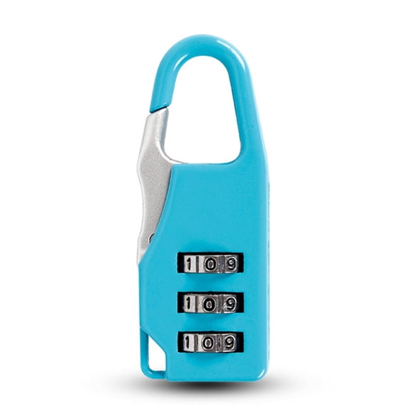 3 Digit Outdoor Combination Padlock Mini Resettable Lock for Suitcases ...