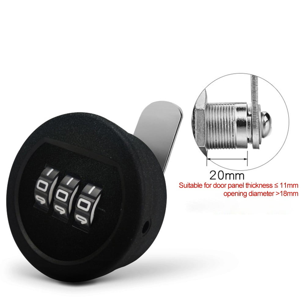 3 Digital Combination Drawer Password Lock Cupboard Mailbox Furniture ...