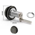 3 Digital Combination Lock Box Mail Post Zinc Alloy Locker Cabinet ...