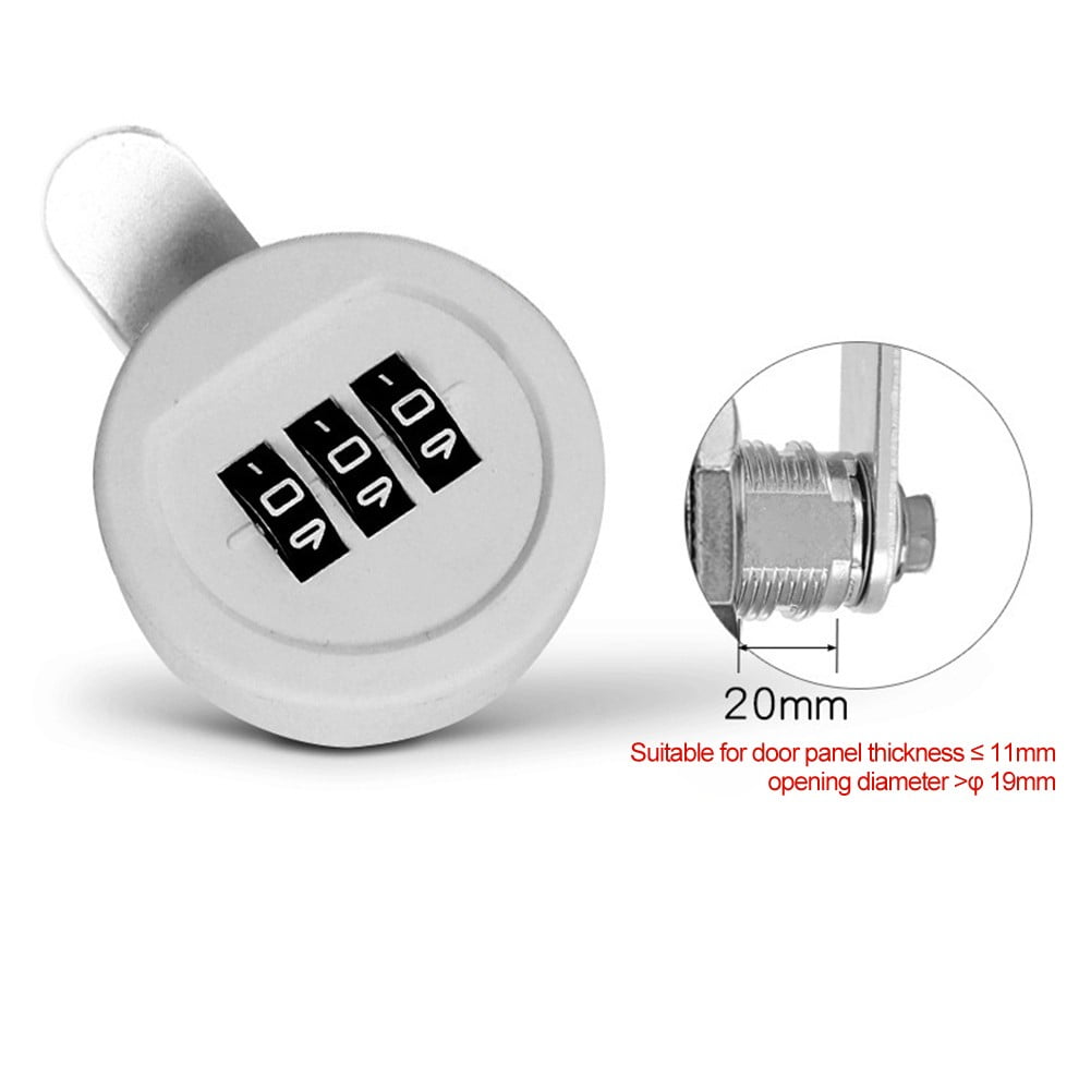 3 Digital Drawer Code Lock Cabinet Mailbox Lock Cupboard Drawer ...