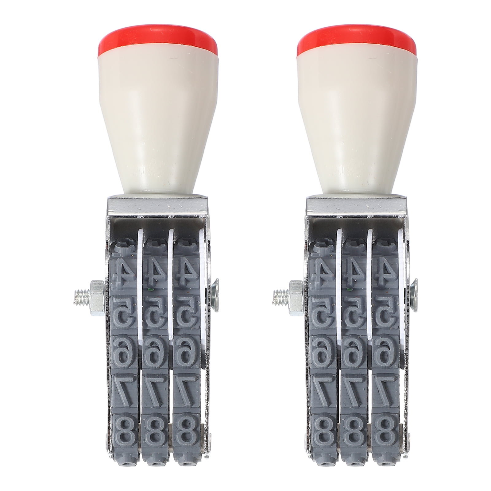 3 Digits Roller Stamp, 2 Pcs Personalized 6.5mm 26 Alphabet Number 0-9 ...