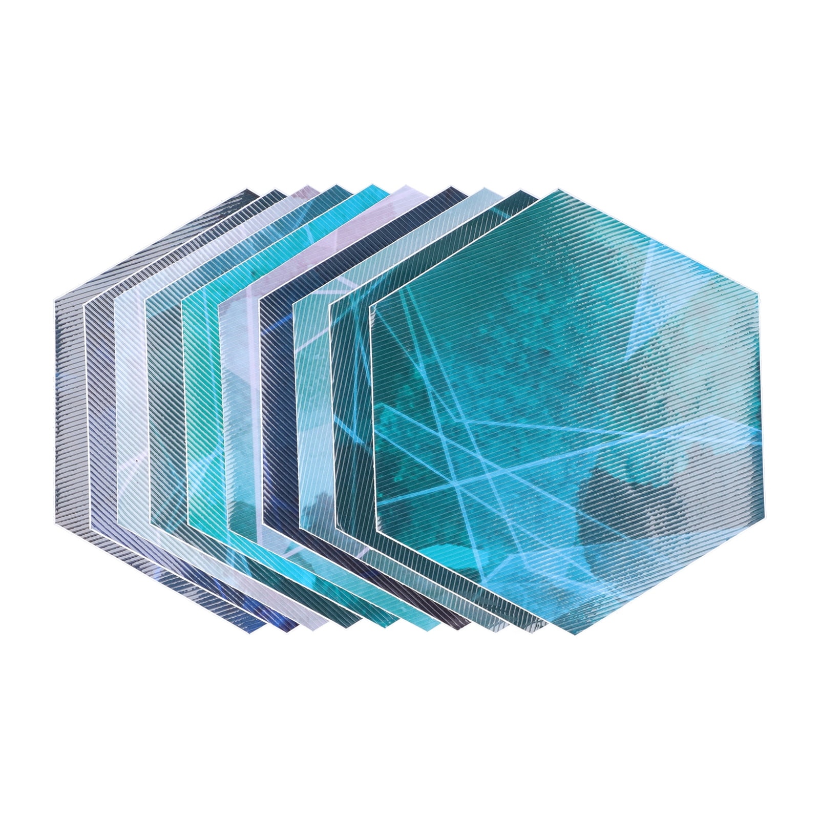 3 Dimensional Simulation Tile Sticker Hexagonal Self Adhesive Anti Slip ...