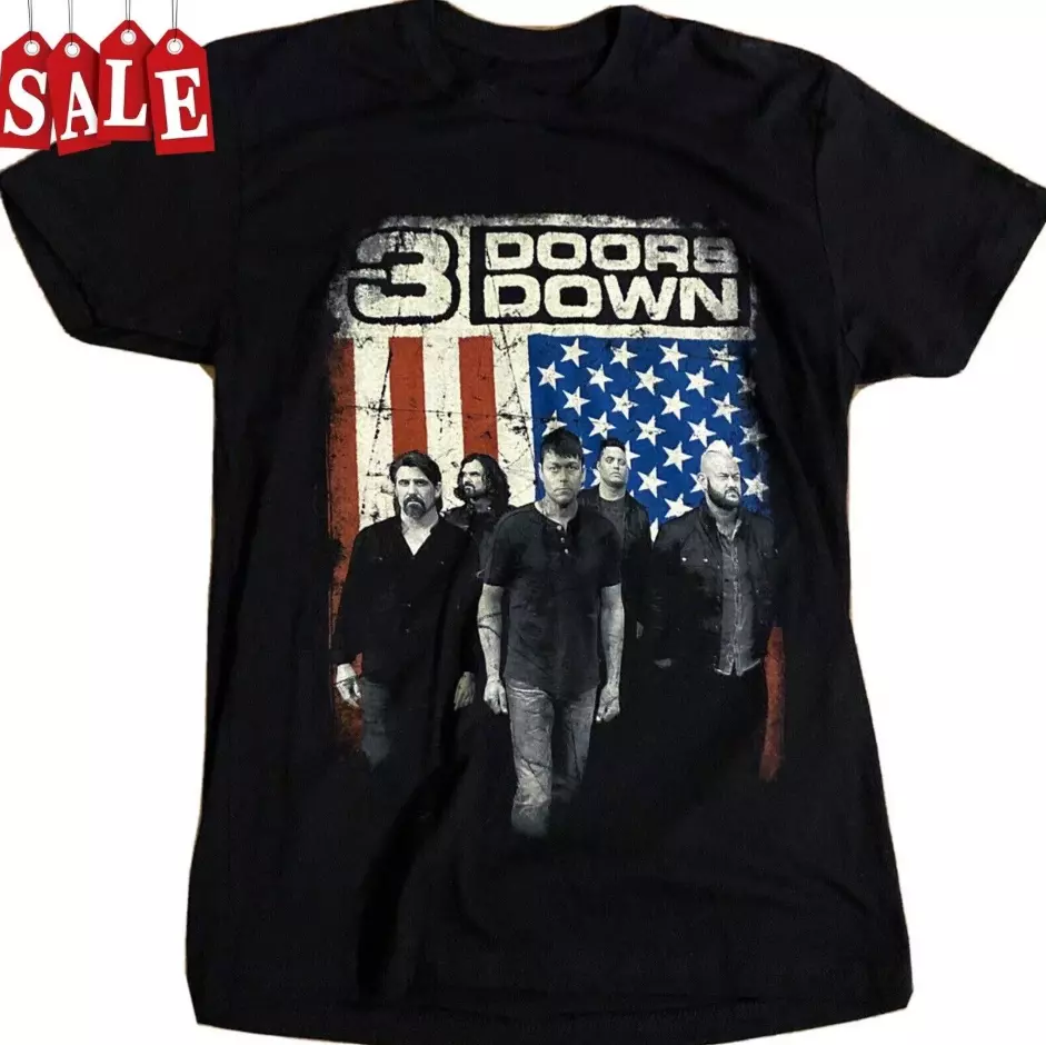 3 Doors Down Band Tour T-shirt, size S-5XL - Walmart.com