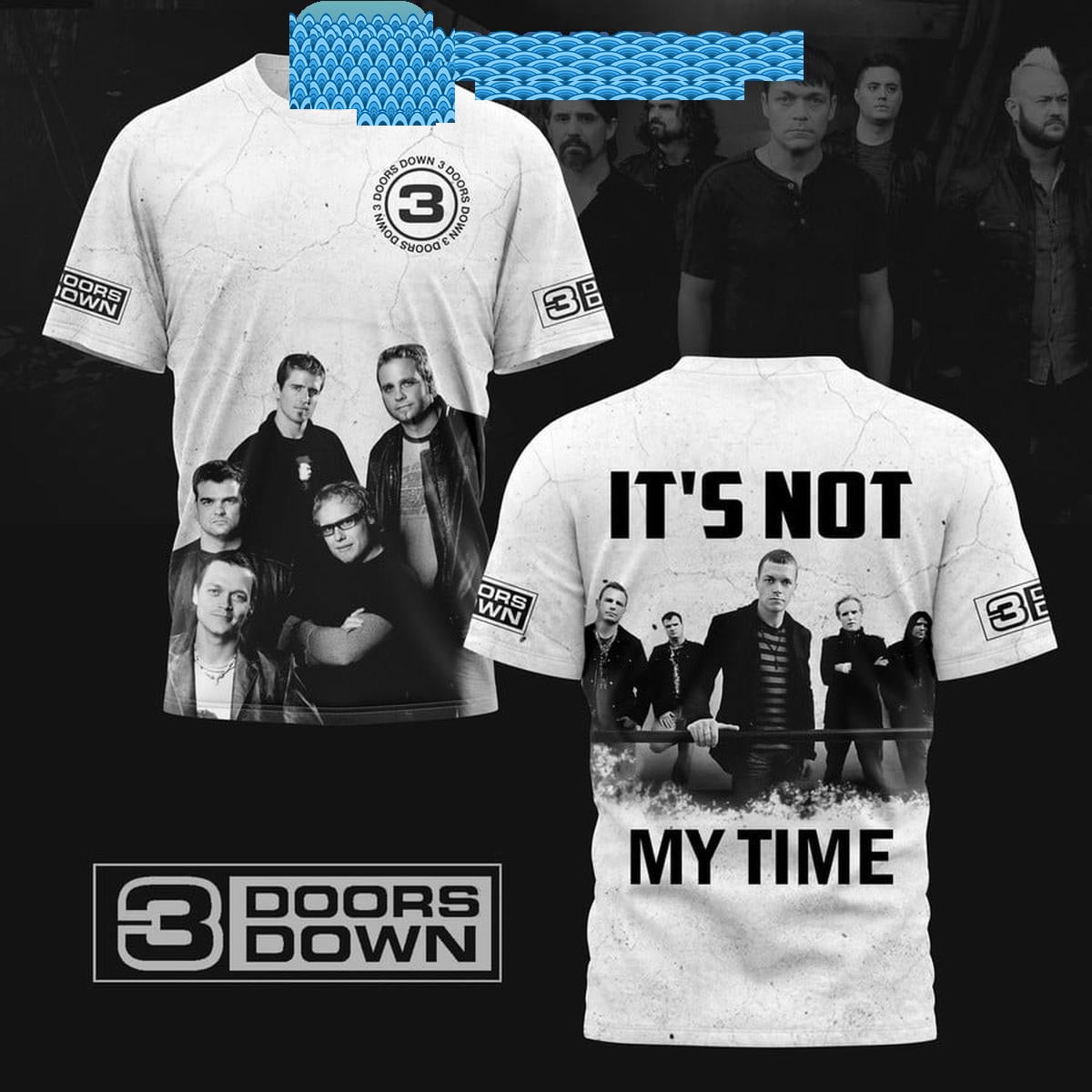3 Doors Down Its Not My Time Fan Hoodie T-Shirt - Walmart.com