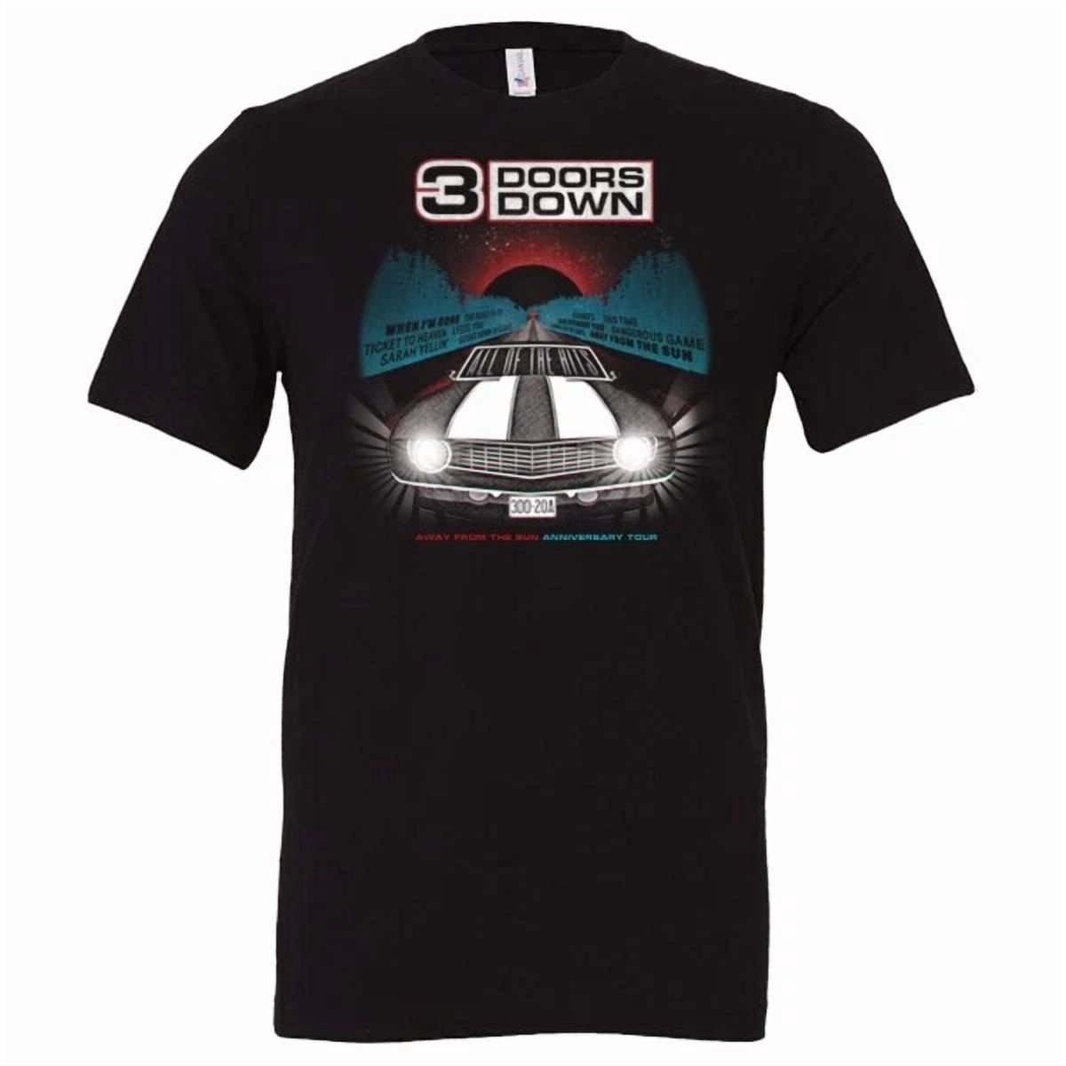 3 Doors Down Muscle Car Tour Unisex T-Shirt, up to Size 5XL - Walmart.com